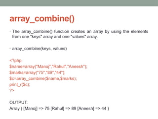 Array functions for all languages prog.pptx | Programming Languages | Computing