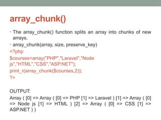 Array functions for all languages prog.pptx | Programming Languages | Computing