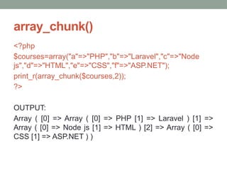 Array functions for all languages prog.pptx | Programming Languages | Computing