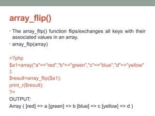 Array functions for all languages prog.pptx | Programming Languages | Computing