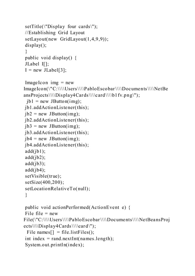 Arrayindexoutofboundsexception Modifythe Program From The Code Bel Docx