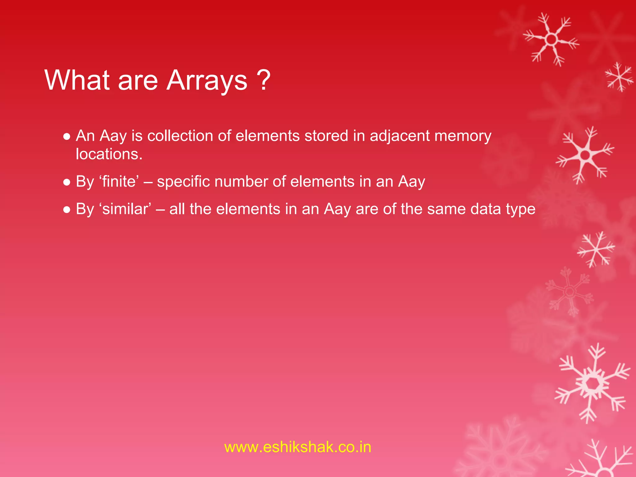 Array Linear Datastructure2 1 Ppt