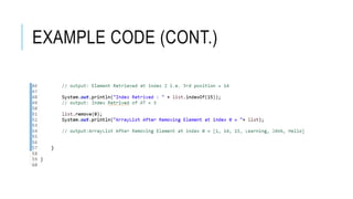 ArrayList class and useful methods.pptx