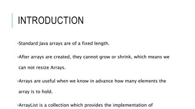 ArrayList class and useful methods.pptx