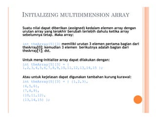 Array multidimensi | PDF
