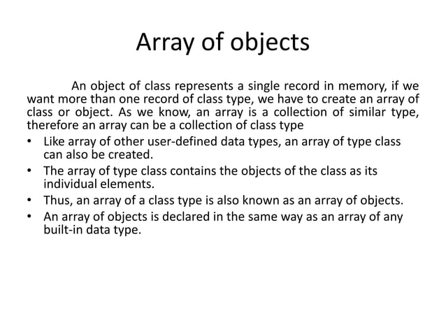 Array of objects.pptx