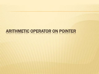 Array of pointer | PPTX