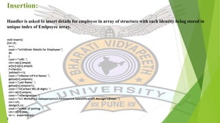 Employee Management System | PPTX