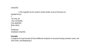 Array of Structures in C .pptx