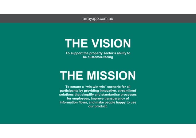 Array Seed Pitch Deck 2019 | PPT