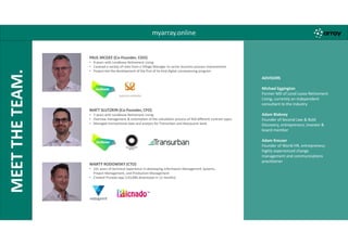 Array Investor Pitch Deck | PPT