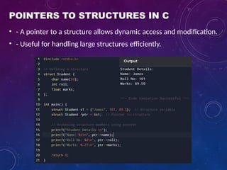 Array_Pointers_Structs Btech 1st Year C Programming.pptx