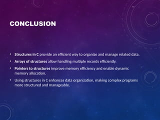 Array_Pointers_Structs Btech 1st Year C Programming.pptx