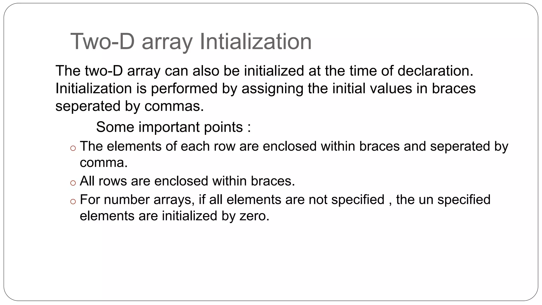 Array Ppt Pptx Programming Languages Computing