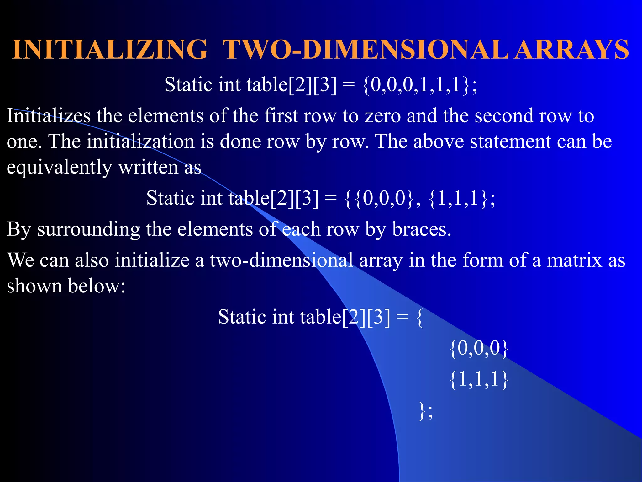 Array Presentation | PPT | Technology & Computing