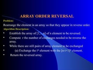 Array Presentation | PPT