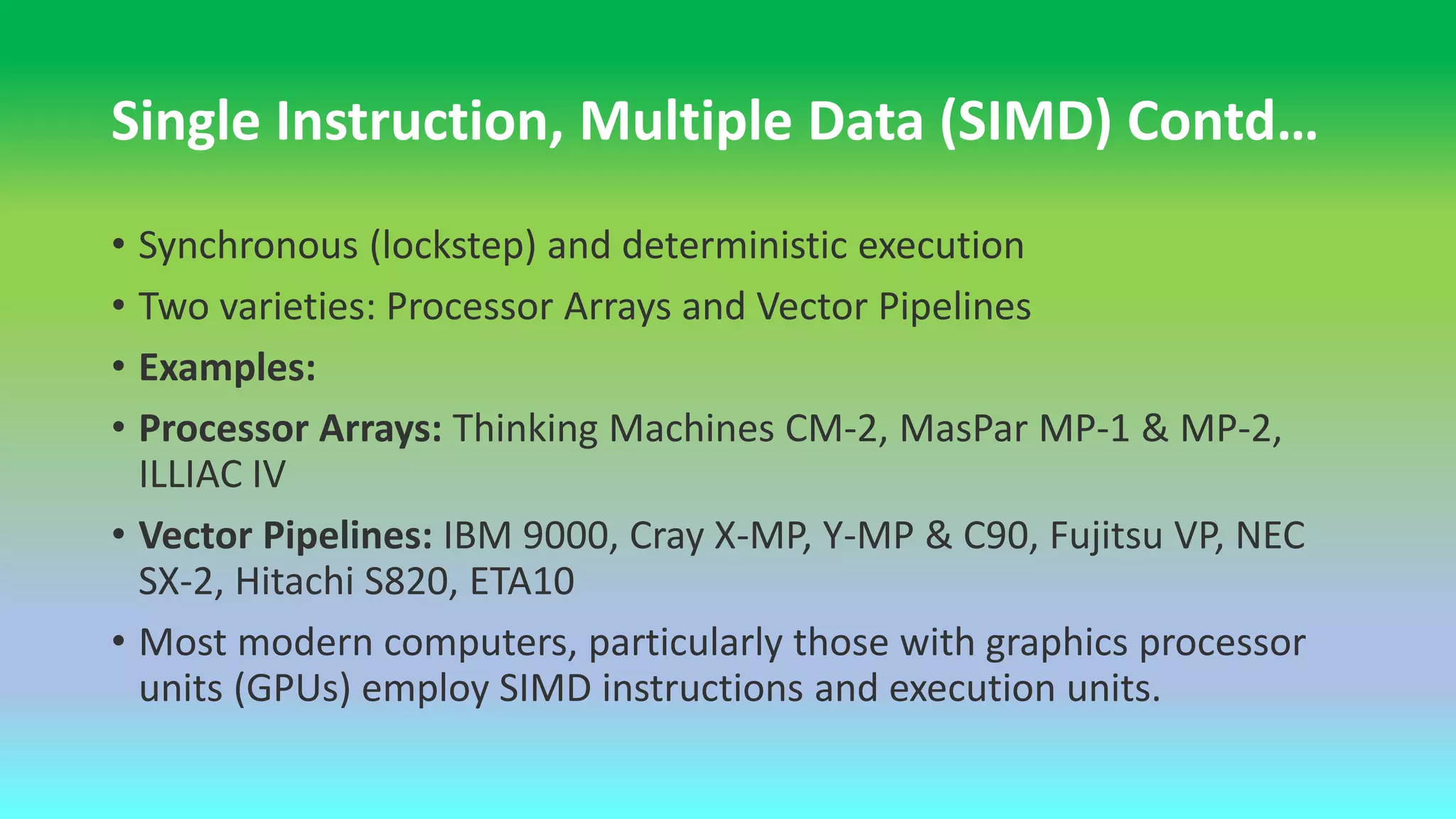 Array Processors & Architectural Classification Schemes_Computer Architecture_Prof.Sumalatha.pptx