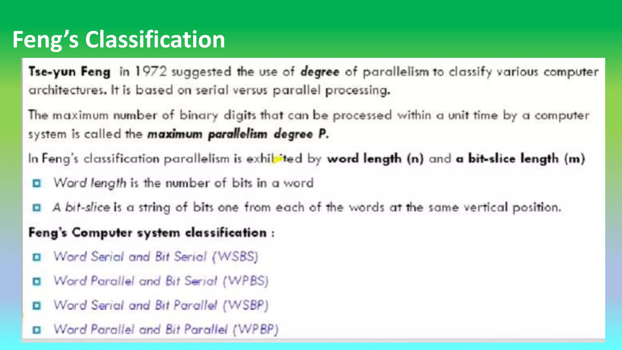 Array Processors And Architectural Classification Schemes Computer Architecture Prof Sumalatha Pptx