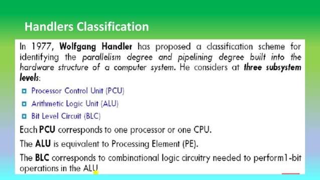 Array Processors And Architectural Classification Schemes Computer Architecture Prof Sumalatha Pptx