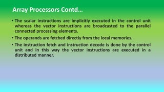 Array Processors & Architectural Classification Schemes_Computer ...