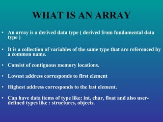 Arrays | PPT