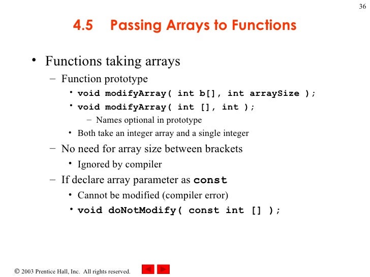 Arrays