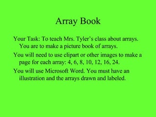 Arrays | PPT