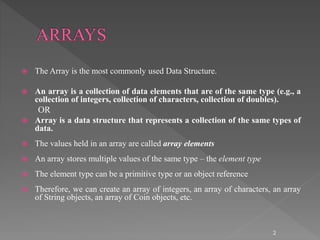 Arrays | PPTX