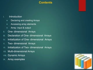 Arrays in C language | PPT