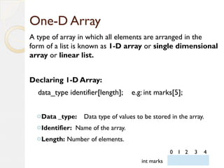 Arrays | PPT