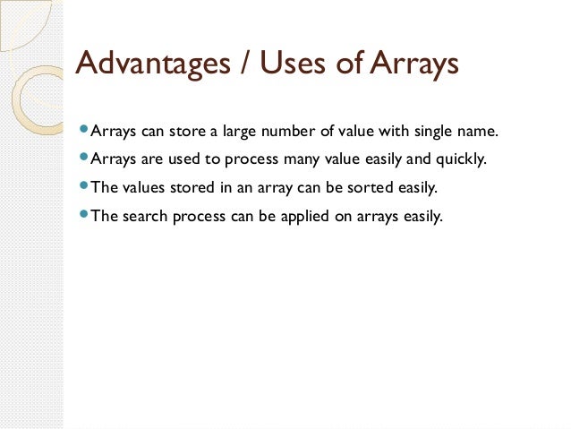 Arrays