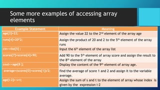 Arrays | PPTX