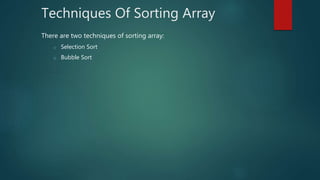 Arrays | PPT