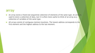 Arrays | PPT