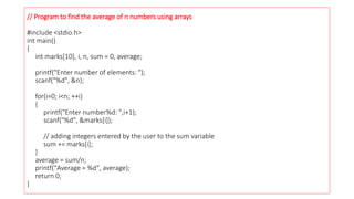 Arrays | PPT