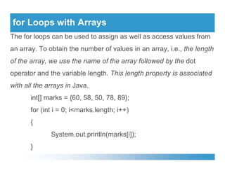 Arrays a detailed explanation and presentation | PPT