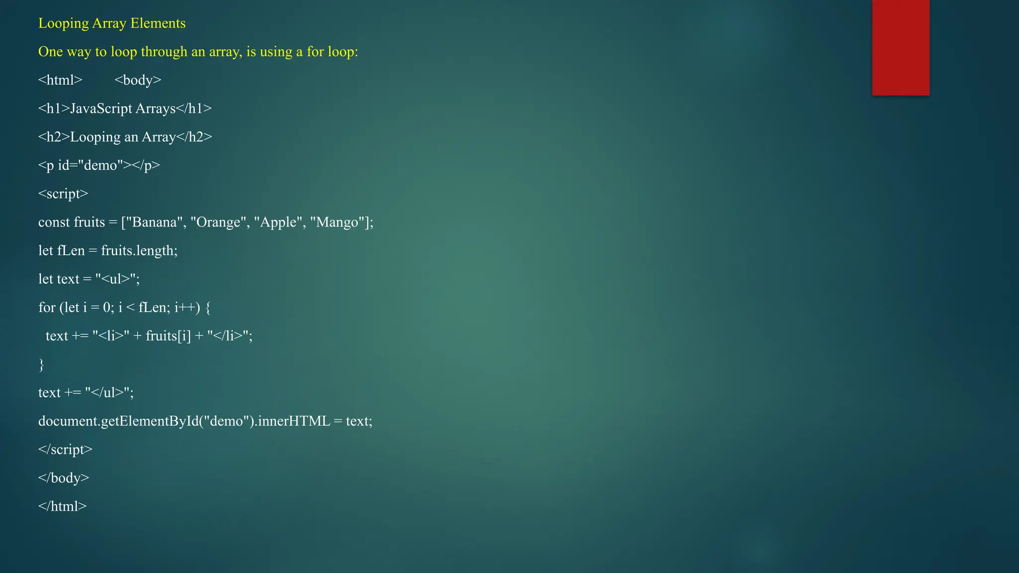 arrays and its types and examples of sorting reversing arrays.pptx