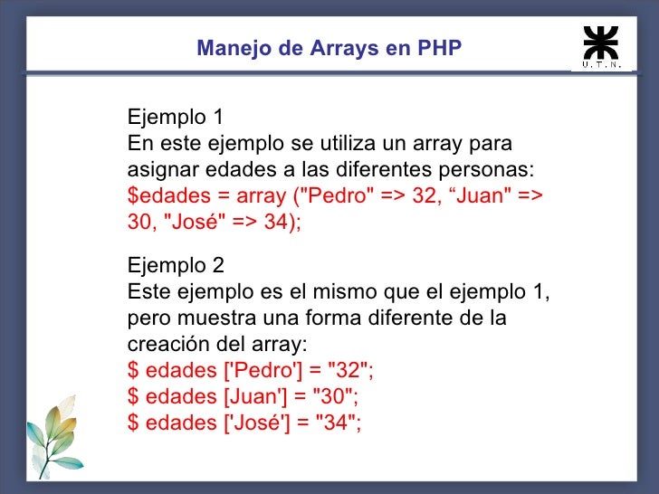 PHP: Arrays