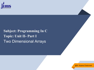 Arrays 2 Dimensional Unit 2 Part 1.pdf