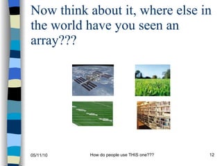 Arrays around the_world! | PPT