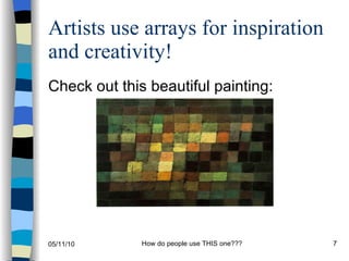 Arrays around the_world! | PPT