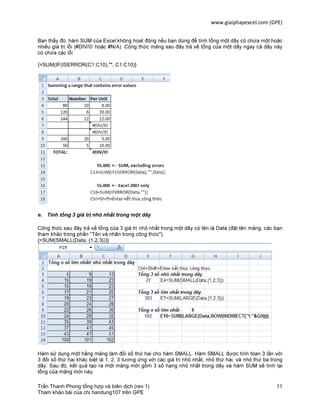 Arrays formulas rev1 | PDF