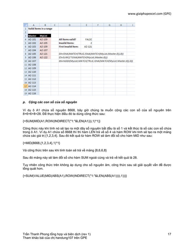 Arrays formulas rev1 | PDF