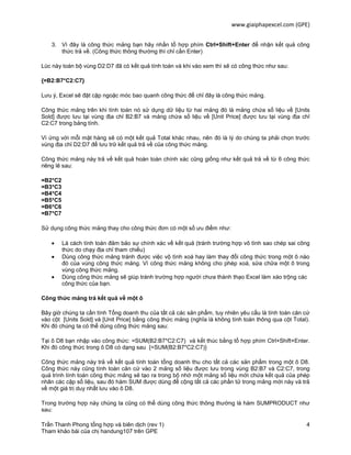 Arrays formulas rev1 | PDF