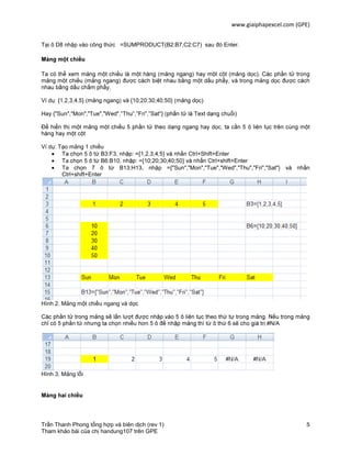 Arrays formulas rev1 | PDF