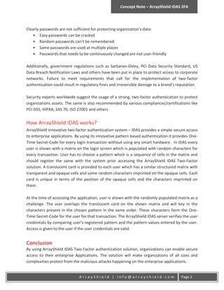 What is Two Factor Authentication | PDF