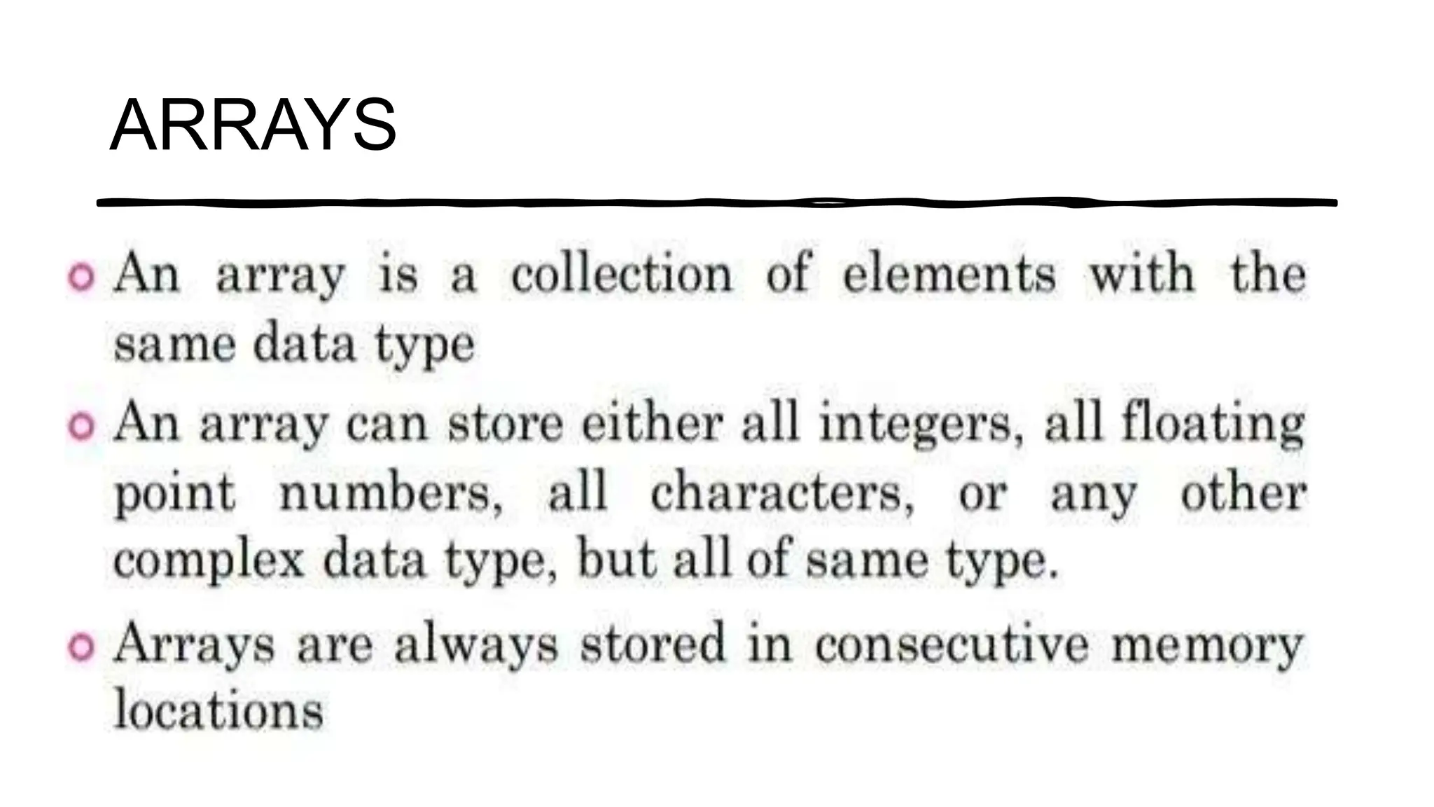Arrays in C - Programing for.pptxpro framing | PPT