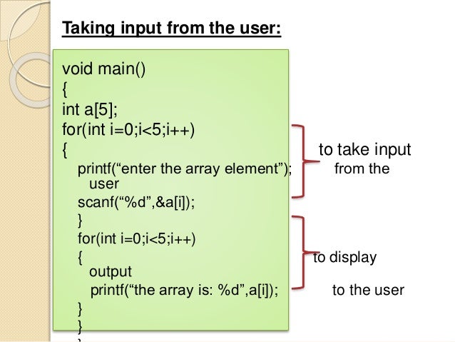 Arrays in c v1 09102017