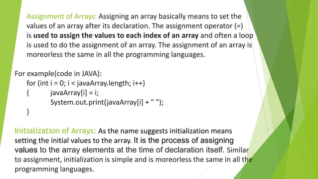 Arrays in Data Structure and Algorithm | PPT Arrays in Data Structure and Algorithm | PPT