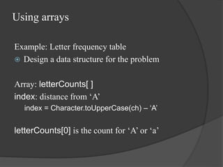 Arrays in JAVA.ppt